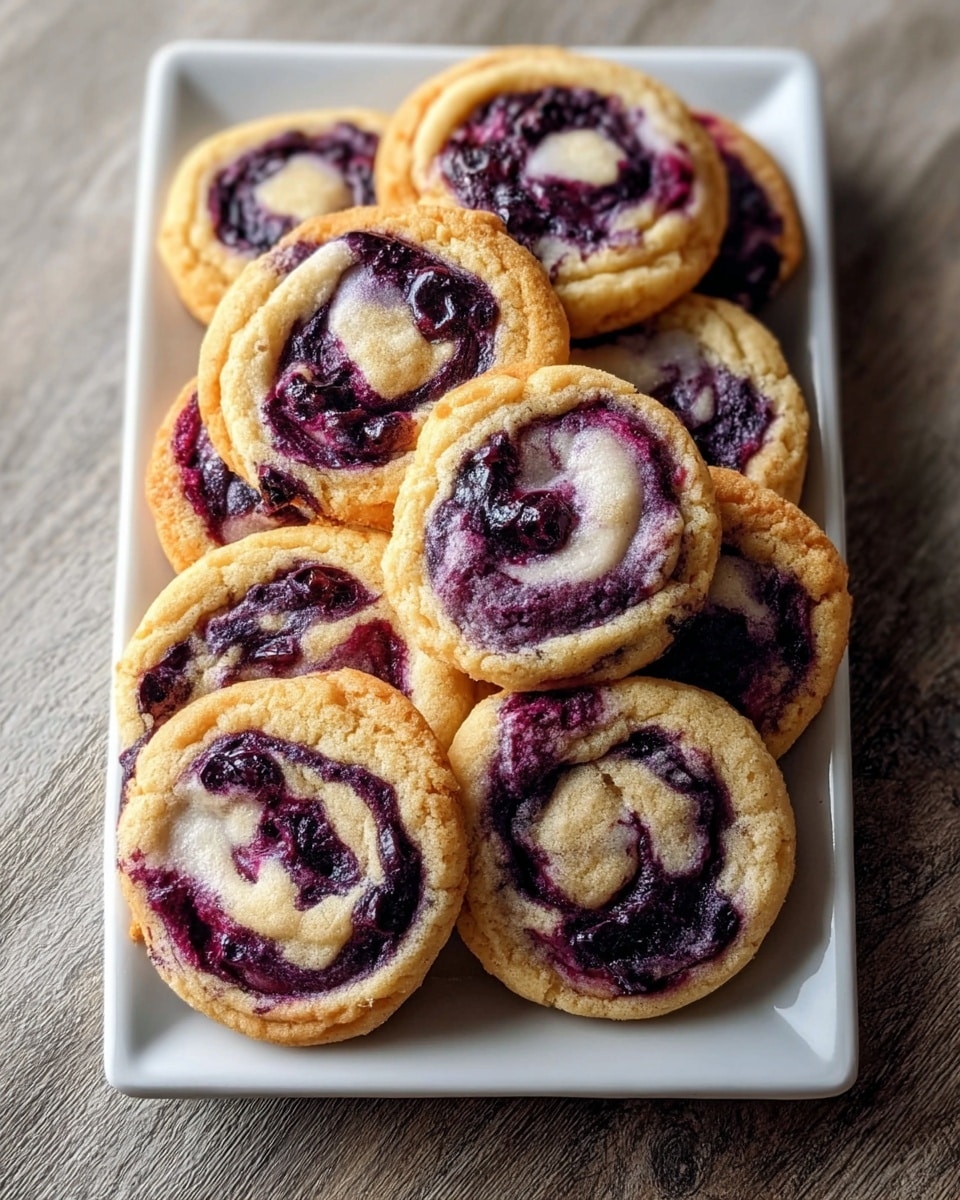 Blueberry Cheesecake Swirl Cookies Recipe – FoodieCara