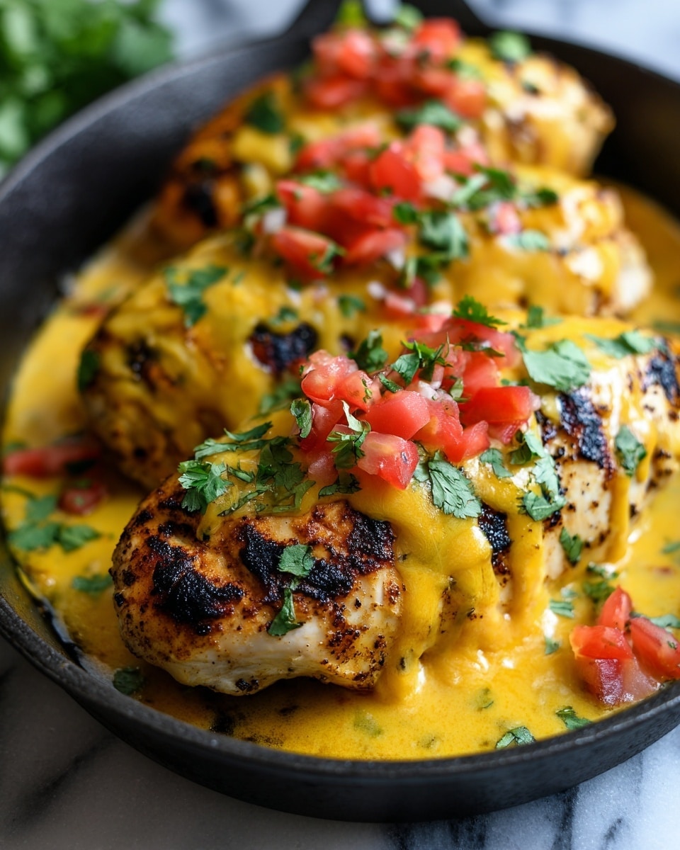 Mexican Chicken with Cheese Sauce Recipe – FoodieCara